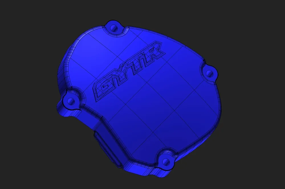 YZ 125 GENERATOR COVER "GYTR" LOGO - Free 3D Print Model - MakerWorld