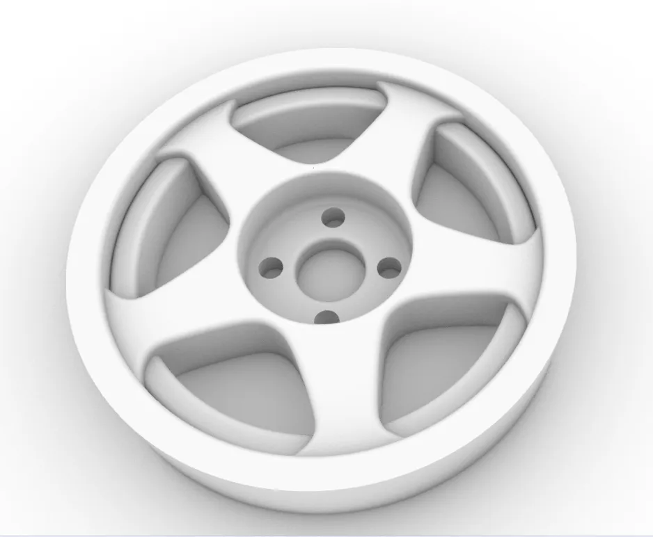Honda Civic EG6 with spoiler & 3 rims set Remixed by 3D Power 24 ...