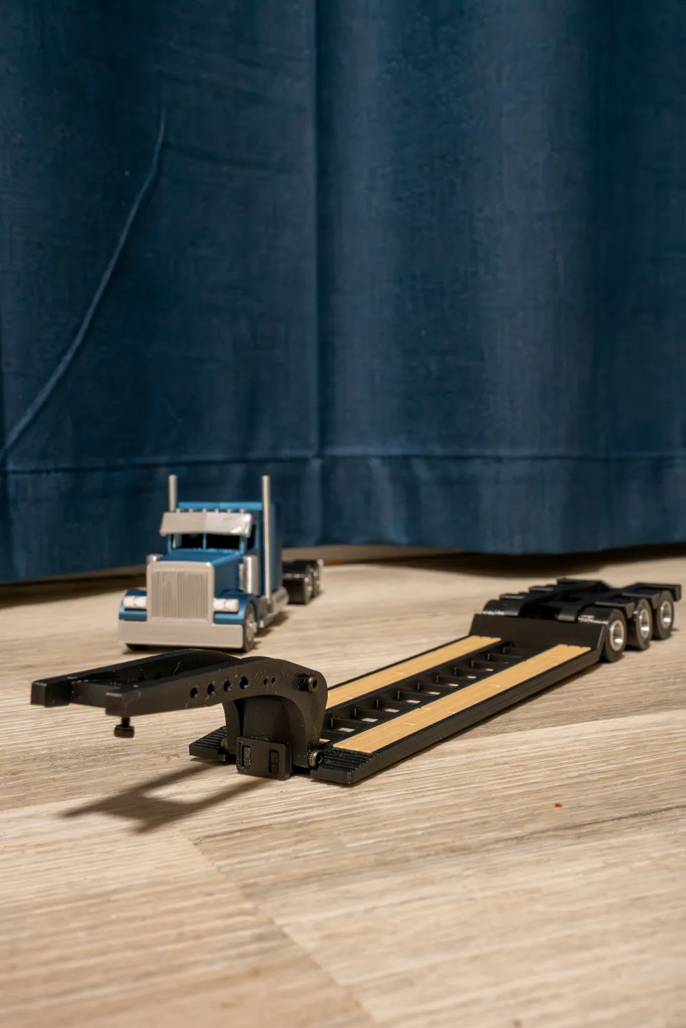 1/64 Scale Lowboy Trailer (No AMS) - Free 3D Print Model - MakerWorld