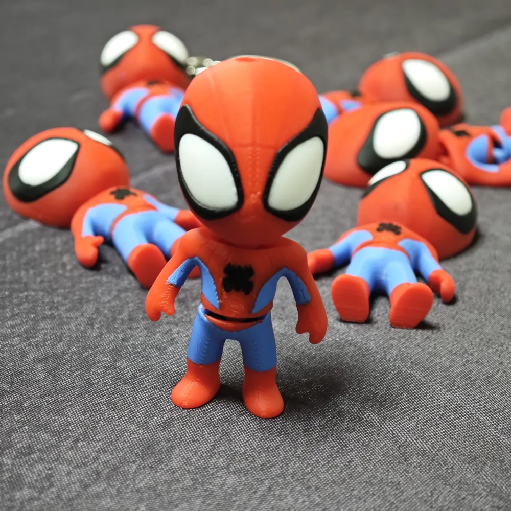 Spidey Mini Flexi – Articulated Superhero Figure - Free 3D Print Model ...