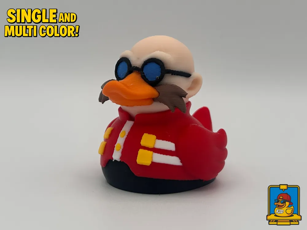 Dr. Robotnik (Eggman) Duck by K3DPrint MakerWorld: Download Free 3D Models