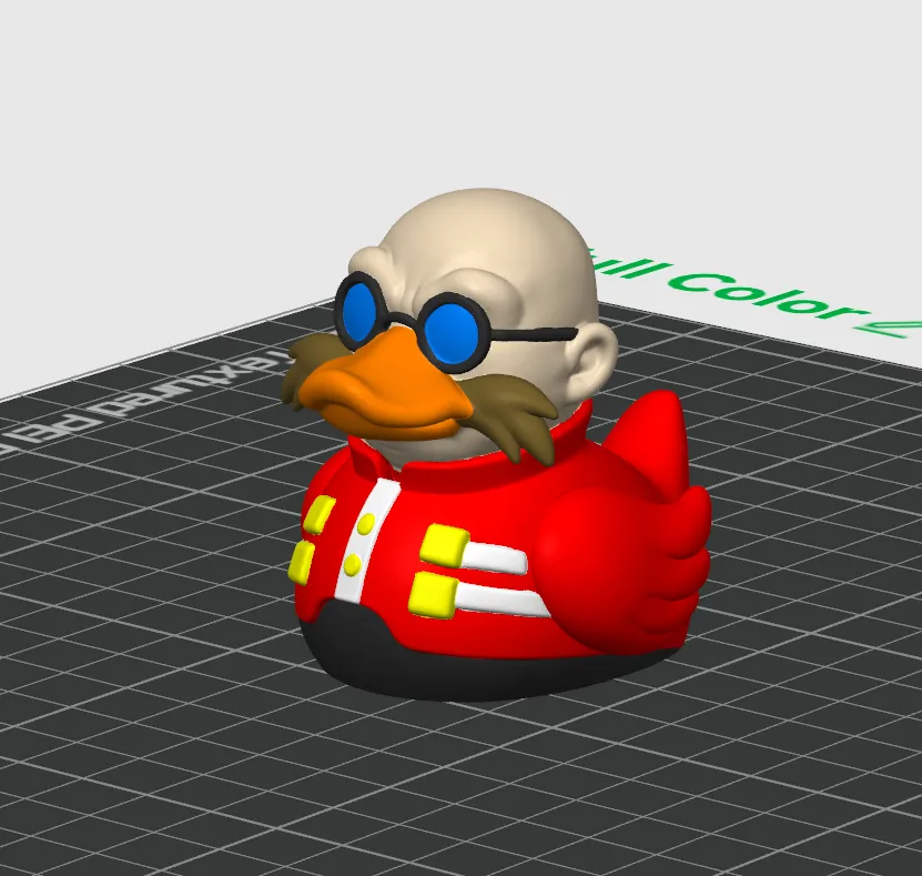 Dr. Robotnik (Eggman) Duck by K3DPrint MakerWorld: Download Free 3D Models