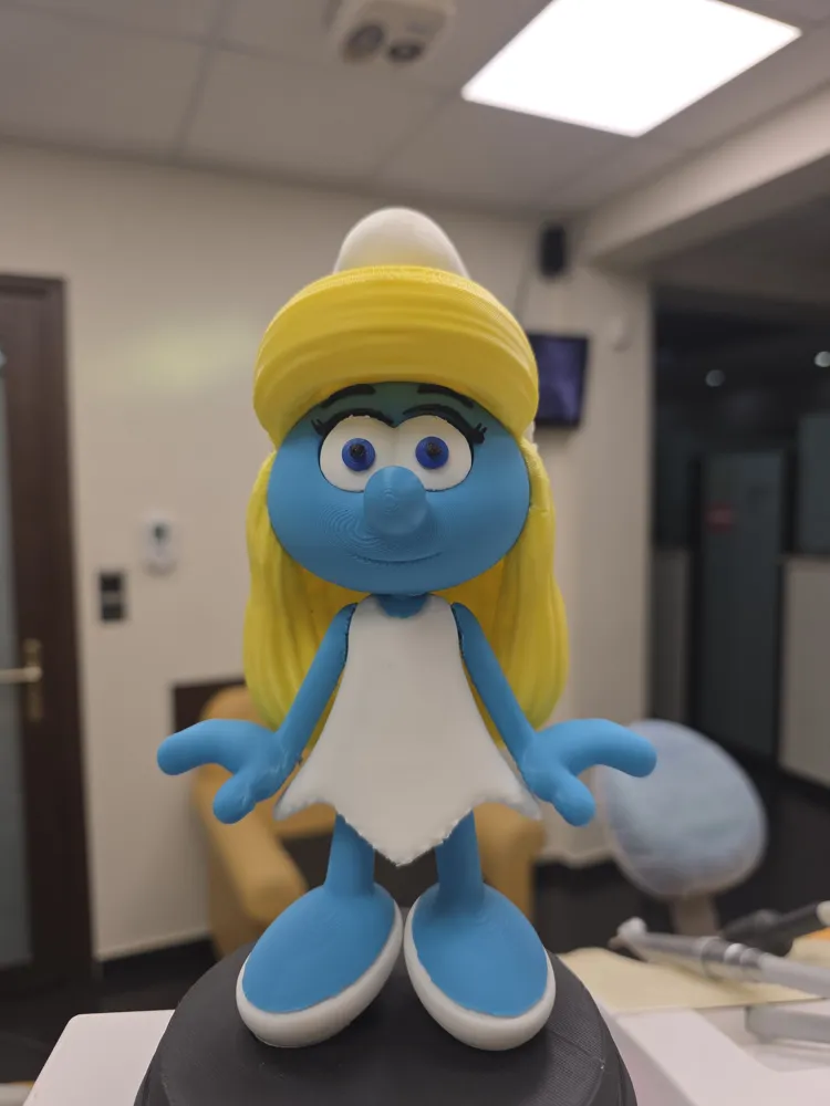 Smurfette - Smurfs -No AMS- Easy assembly by kos MakerWorld: Download ...