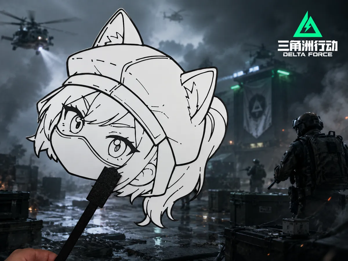 Delta Luna Red Skin | Black Skyline Evil Kitty Head Fan - Free 3D Print ...