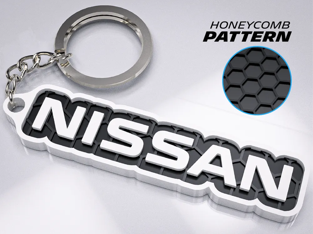 Nissan Keychain by Krystian3D MakerWorld: Download Free 3D Models