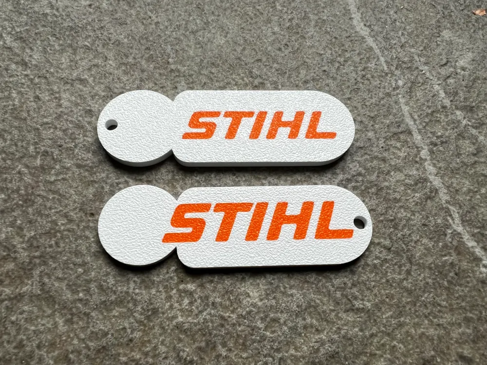 Stihl keychain and shopping cart chip by rokop3d - MakerWorld