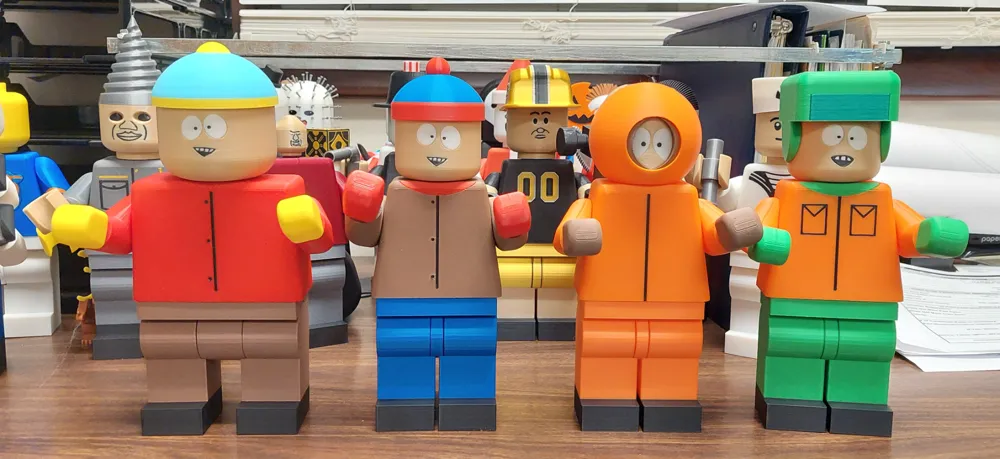 BIG BRICK ERIC CARTMAN by masterofall6 MakerWorld: Download Free 3D Models