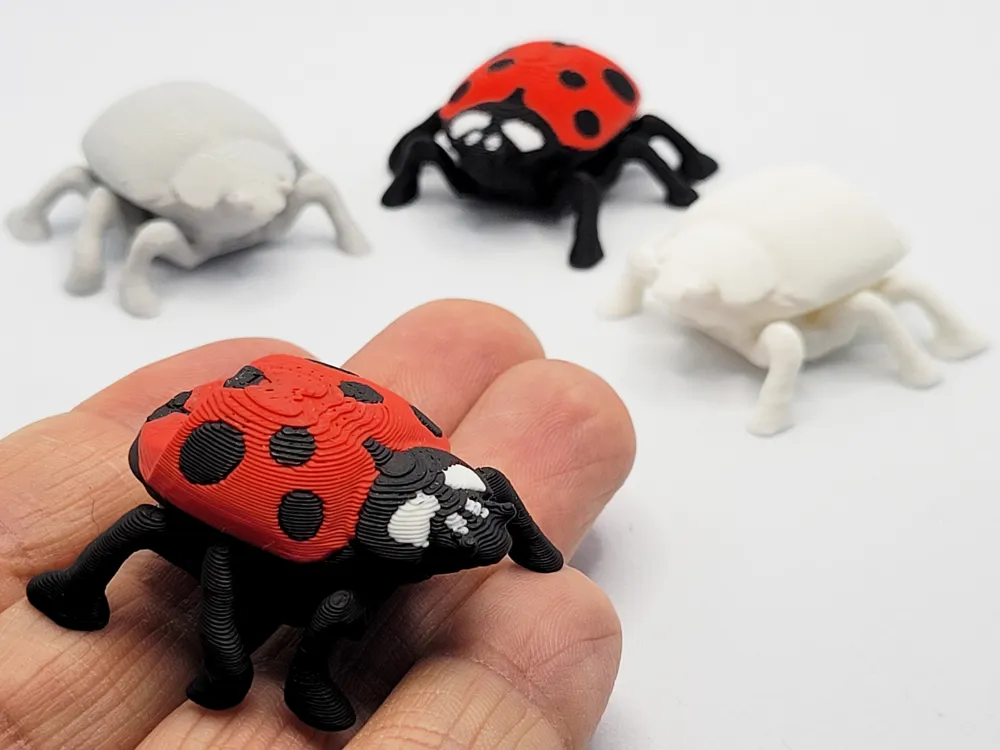 Jumping Ladybug - Free 3D Print Model - MakerWorld