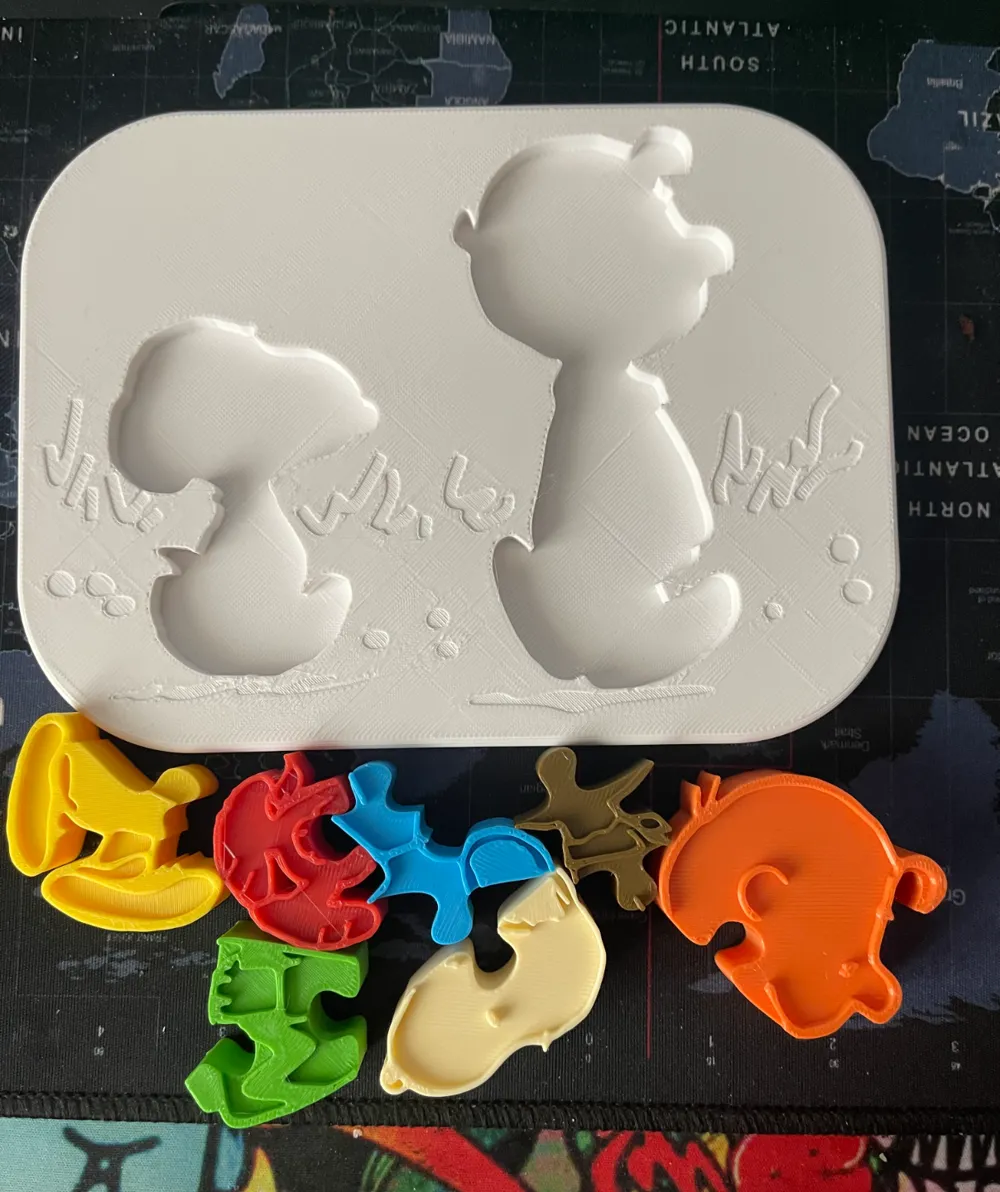 Snoopy and Charlie - insert puzzle for kids -noAMS Remixed by intommy ...