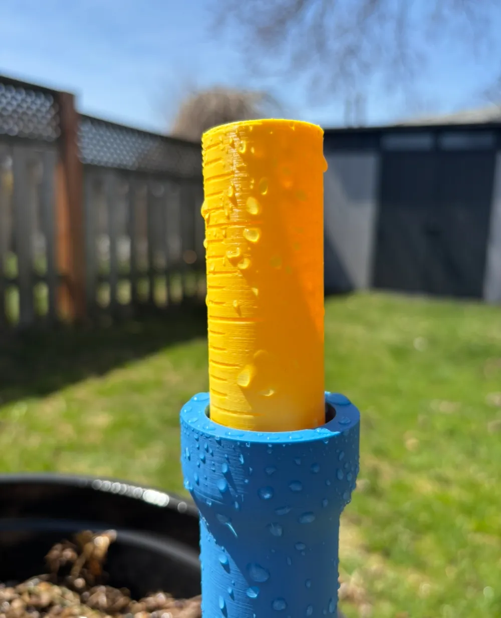 Pop up floating Rain Gauge - Free 3D Print Model - MakerWorld