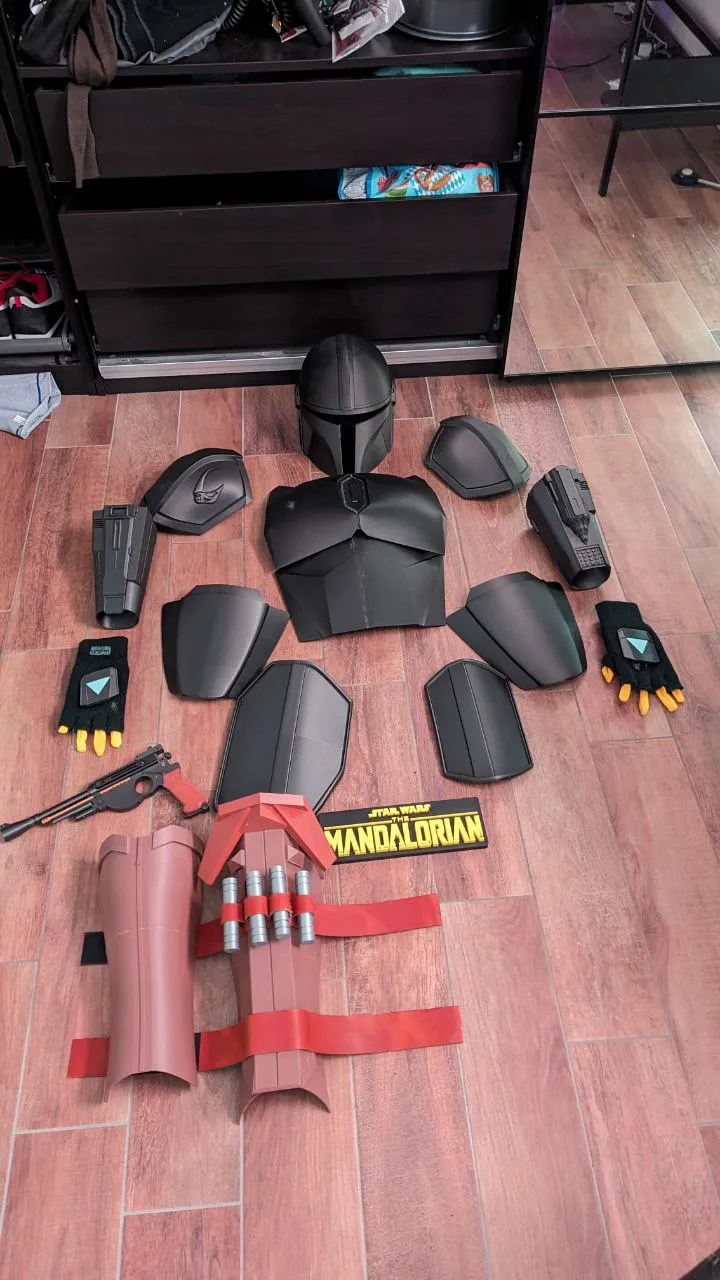 Mandalorian Full Cosplay (sorted+easy) - Remix! - Free 3D Print Model - MakerWorld