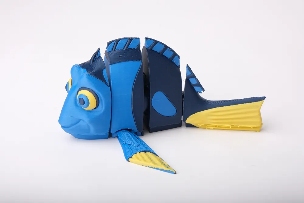 Finding Nemo - Flexi Dory Fish - Articulated Toy - Free 3D Print Model ...