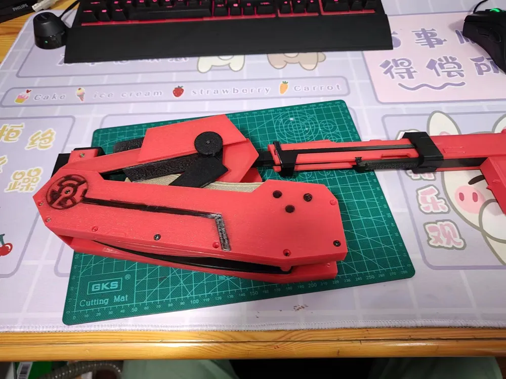 RWBY【四色战记】Ruby Rose’s【武器】Crescent Rose 【可变形】 来自 user_3361366665 ...