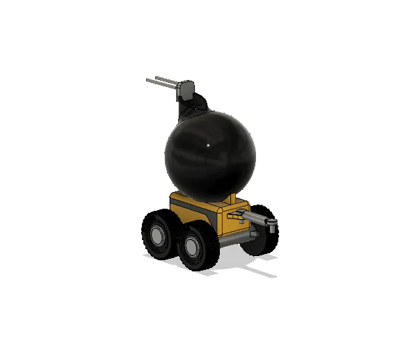Yellow Zil War Rig - Part 3 Fuel Pod by Black Jack - MakerWorld