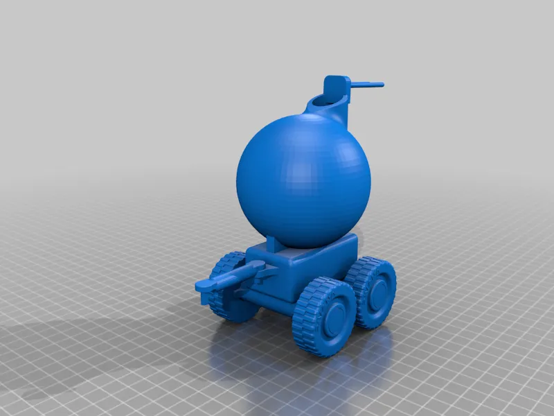 Yellow Zil War Rig - Part 3 Fuel Pod by Black Jack - MakerWorld