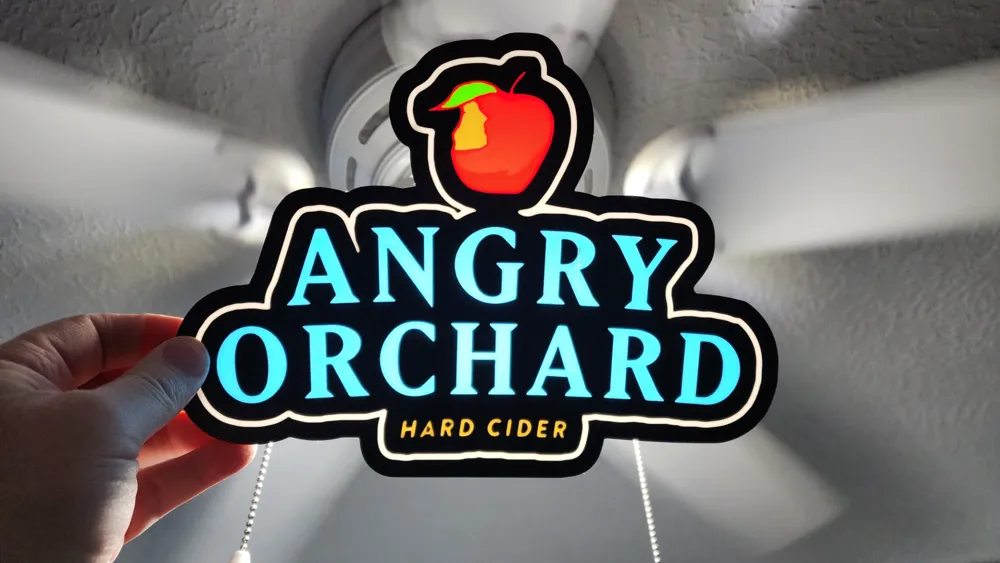 Angry Orchard LED Light Box (4 or 6 color options) by MayHem - MakerWorld