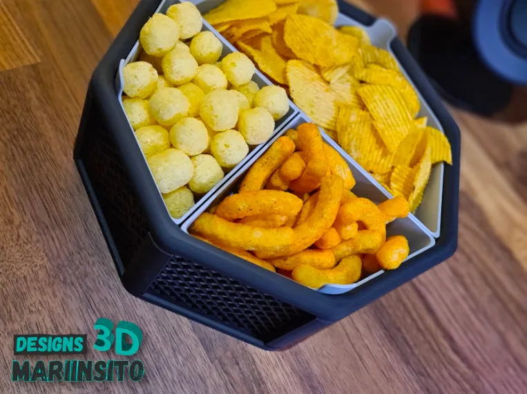 UFC Octagon Snack Container by MARiiNSITO MakerWorld: Download Free 3D ...