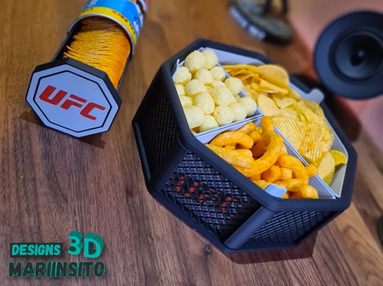 UFC Octagon Snack Container by MARiiNSITO MakerWorld: Download Free 3D ...