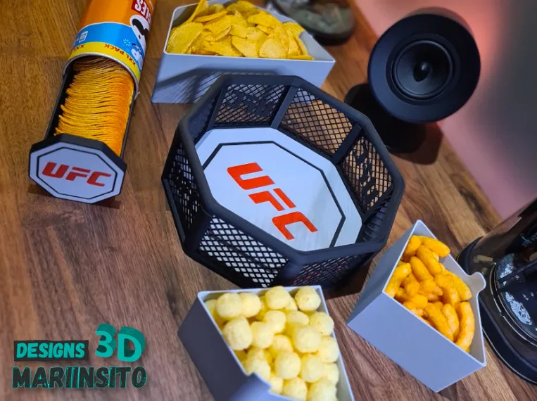 UFC Octagon Snack Container by MARiiNSITO MakerWorld: Download Free 3D ...