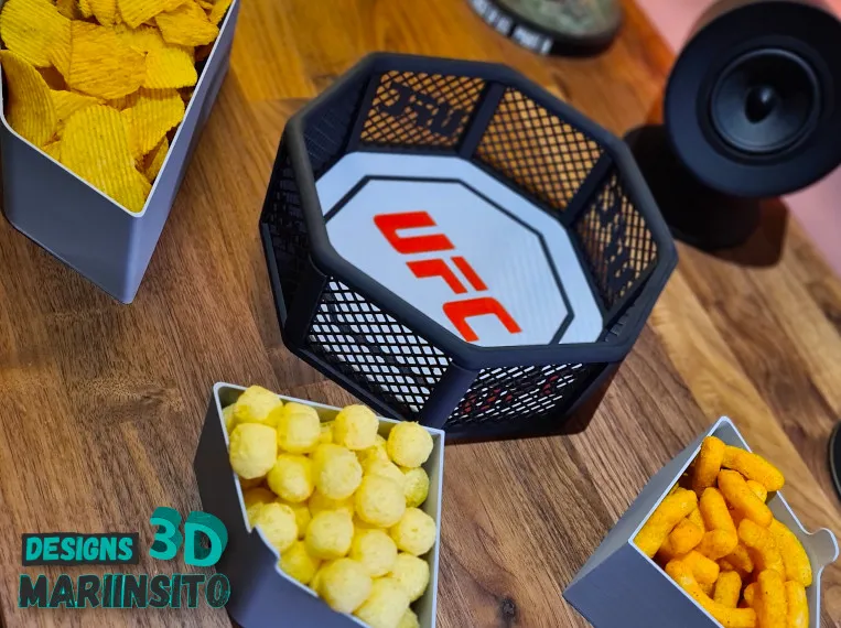 UFC Octagon Snack Container by MARiiNSITO MakerWorld: Download Free 3D ...