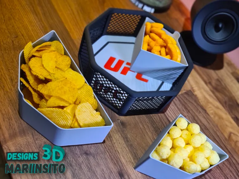 UFC Octagon Snack Container by MARiiNSITO MakerWorld: Download Free 3D ...