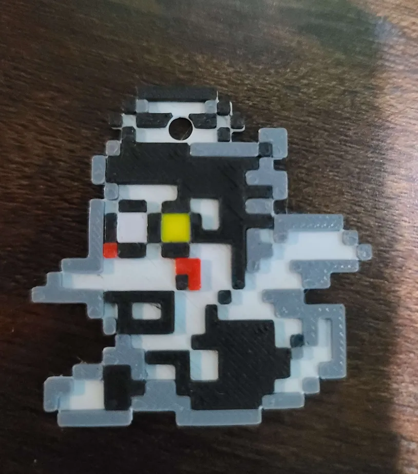 Spamton Angel Keychain by xfunnieuss MakerWorld: Download Free 3D Models