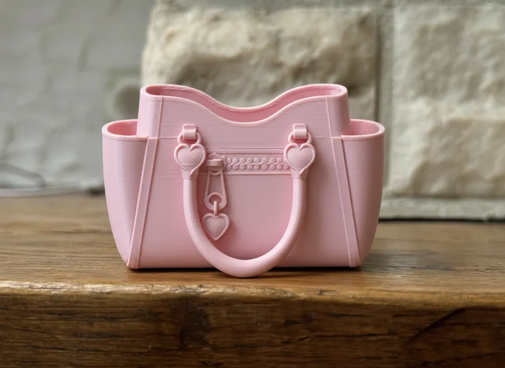 Handbag Purse Organizer - Editable Text - Free 3D Print Model - MakerWorld