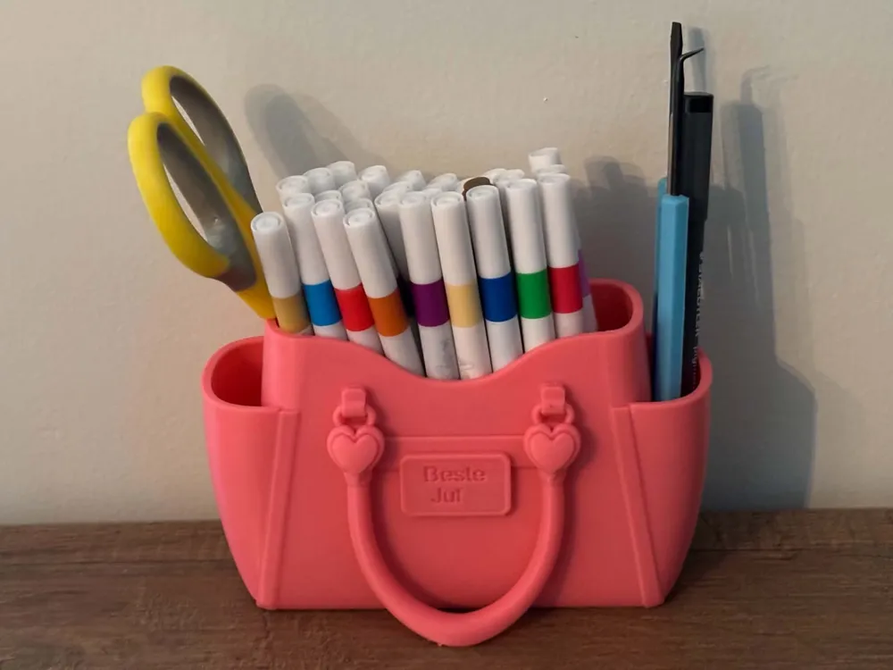 Handbag Purse Organizer - Editable Text - Free 3D Print Model - MakerWorld