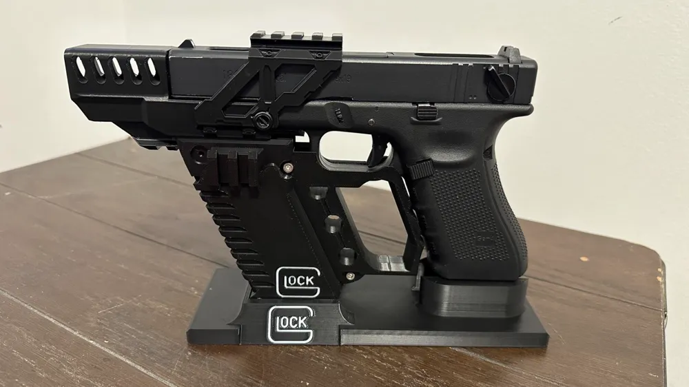 Glock stand - Free 3D Print Model - MakerWorld