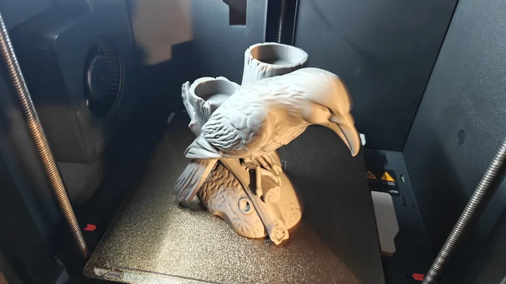 Wednesday's Crow Tealight - Free 3D Print Model - MakerWorld