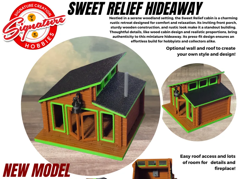 Sweet Relief Hideaway by Signaturehobbies - MakerWorld