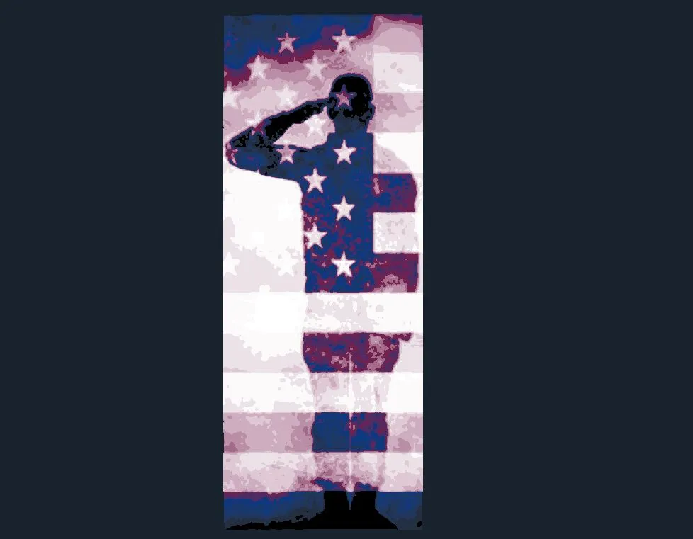 Veteran Salute - Bookmark by 3djd MakerWorld: Download Free 3D Models