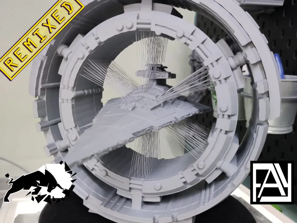 Suspended Star Destroyer Remixed by fay3dlab - MakerWorld