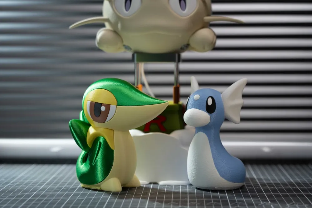 495Snivy藤藤蛇 来自 Ikeda MakerWorld：免费下载 3D 模型