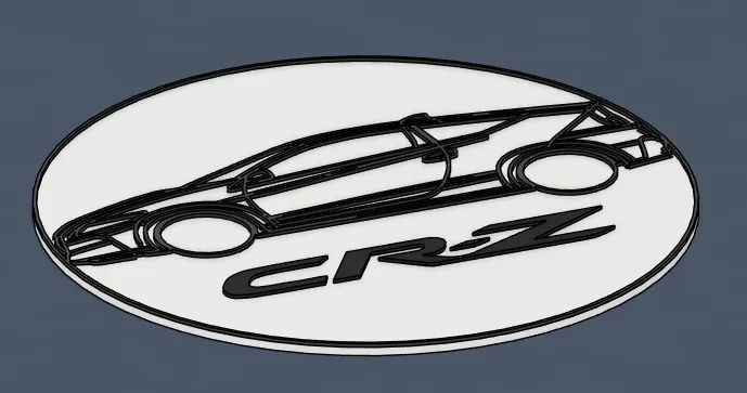 Honda CR-Z disk Emblem by Catastross - MakerWorld