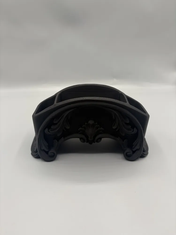 Baroque Desk Organizer: Ornate Pen & Mail Caddy - Free 3D Print Model ...