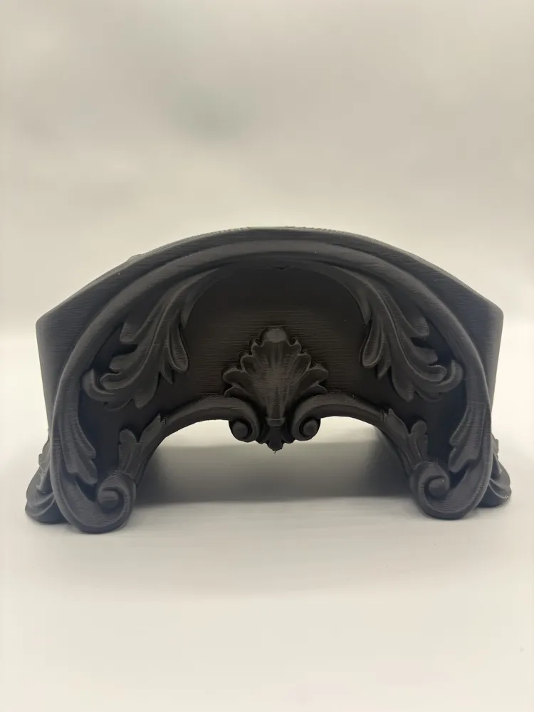 Baroque Desk Organizer: Ornate Pen & Mail Caddy - Free 3D Print Model ...