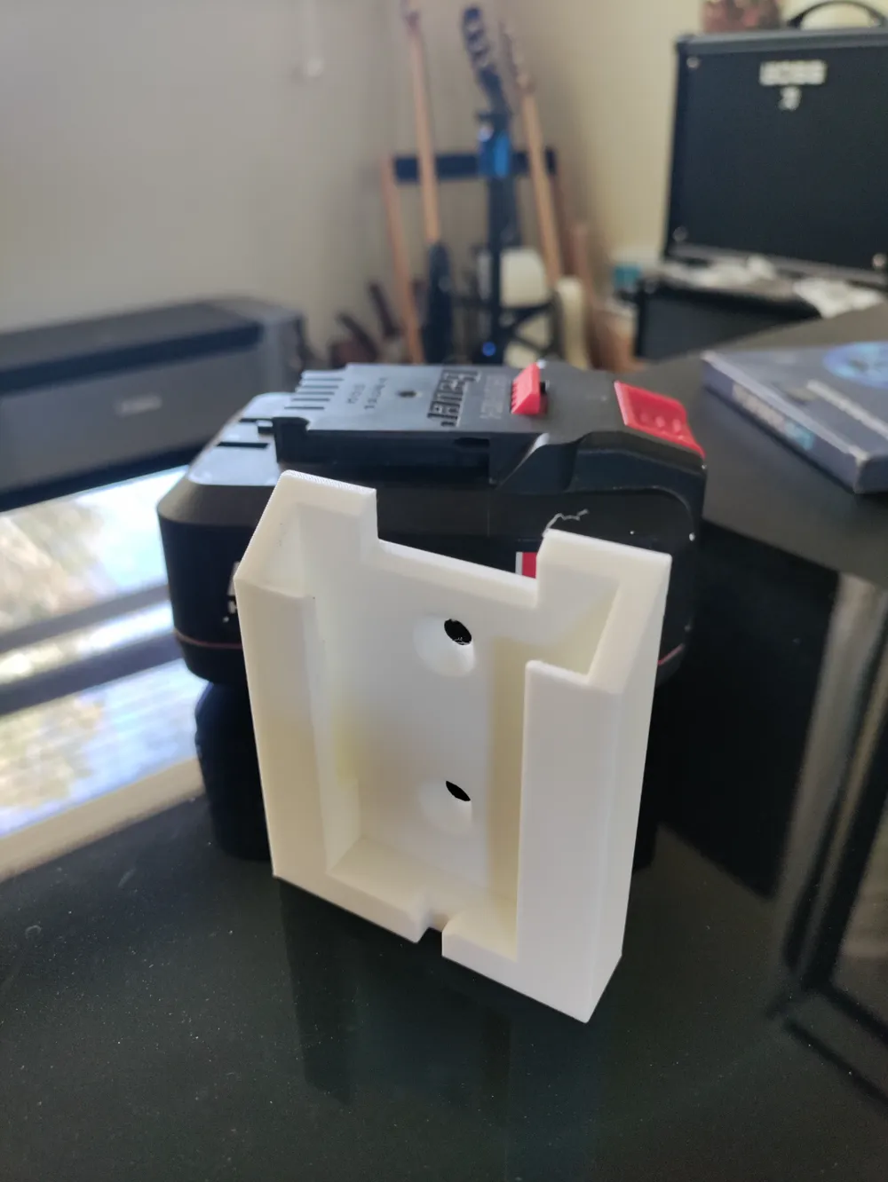 Bauer Battery Wall Mount + Multiboard Mount - Free 3D Print Model ...