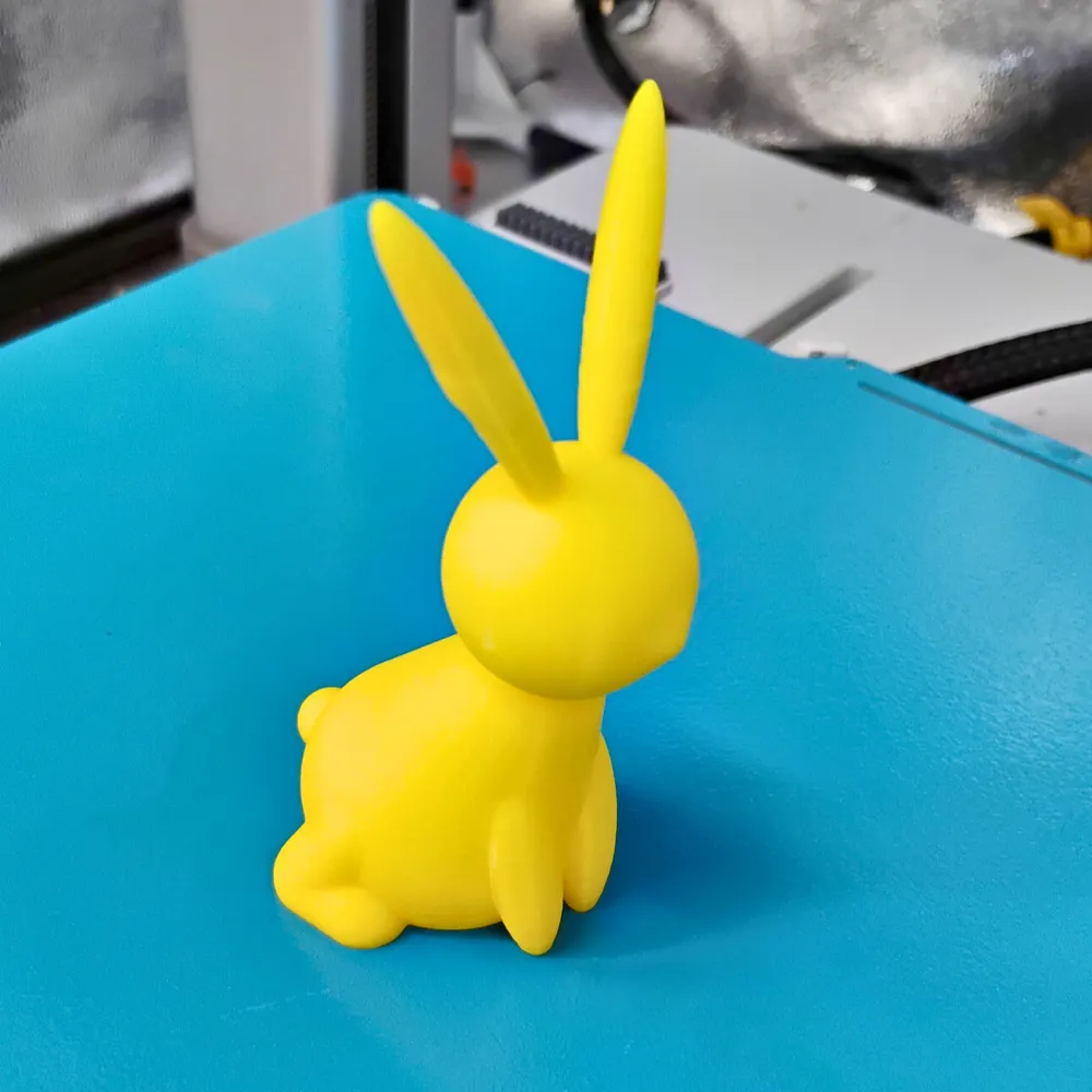 Minimalist Easter Bunny – Support-Free Print - Free 3D Print Model ...