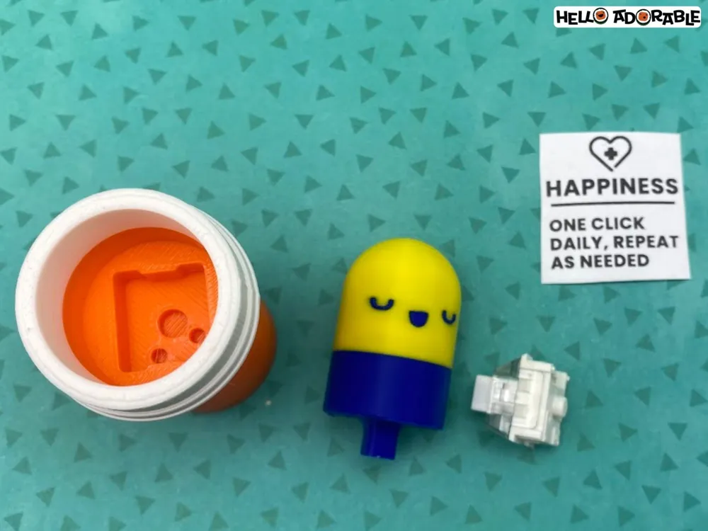Pill Bottle Clicker Fidget Toy - Free 3D Print Model - MakerWorld