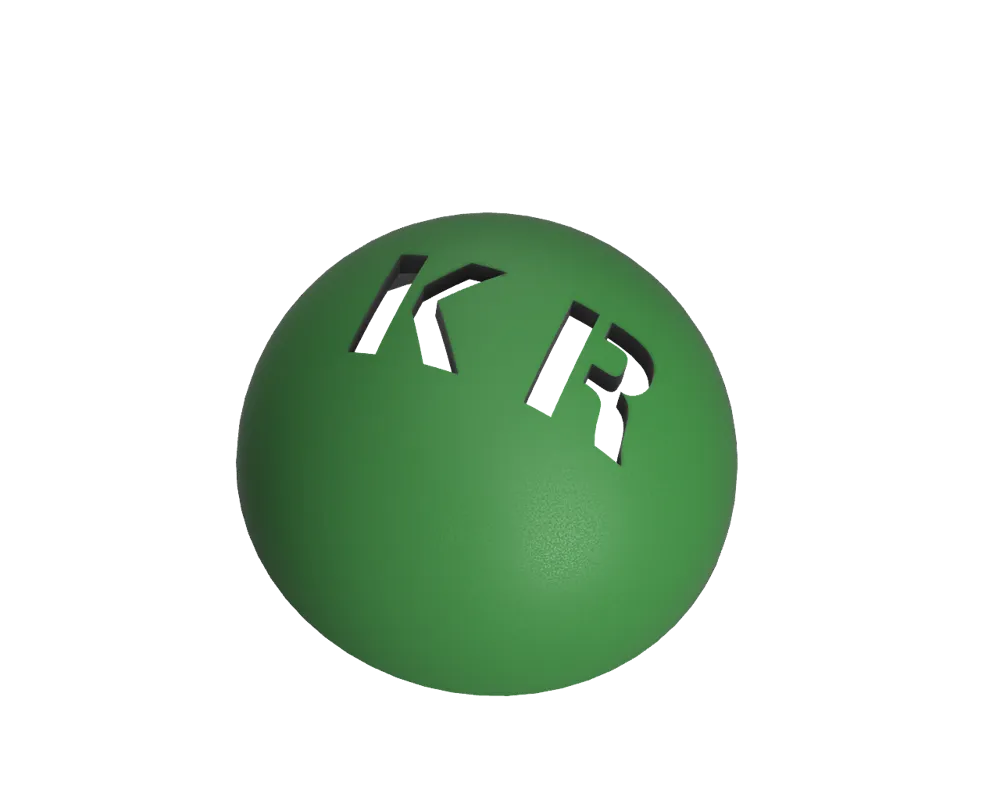 Golf ball marker stencil by John Connor - MakerWorld