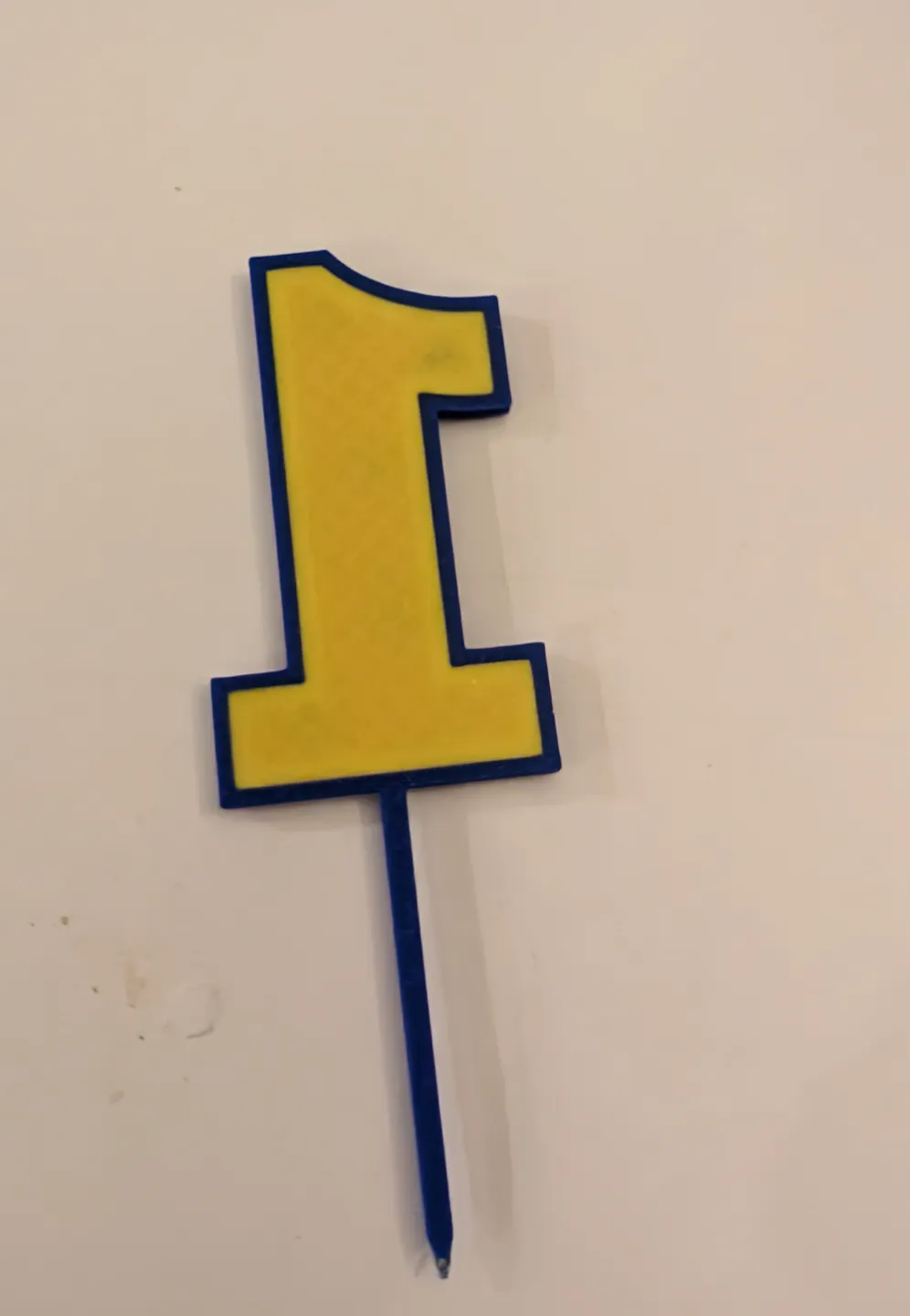 cake topper one by leah433 - MakerWorld