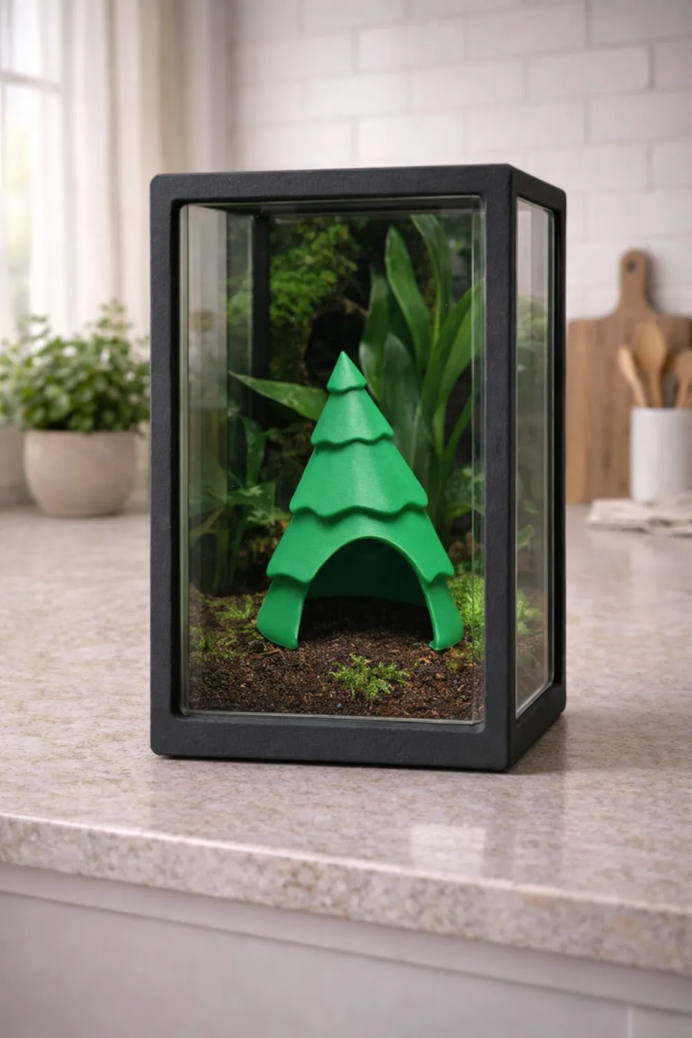 Christmas Tree Reptile Hide - Free 3D Print Model - MakerWorld