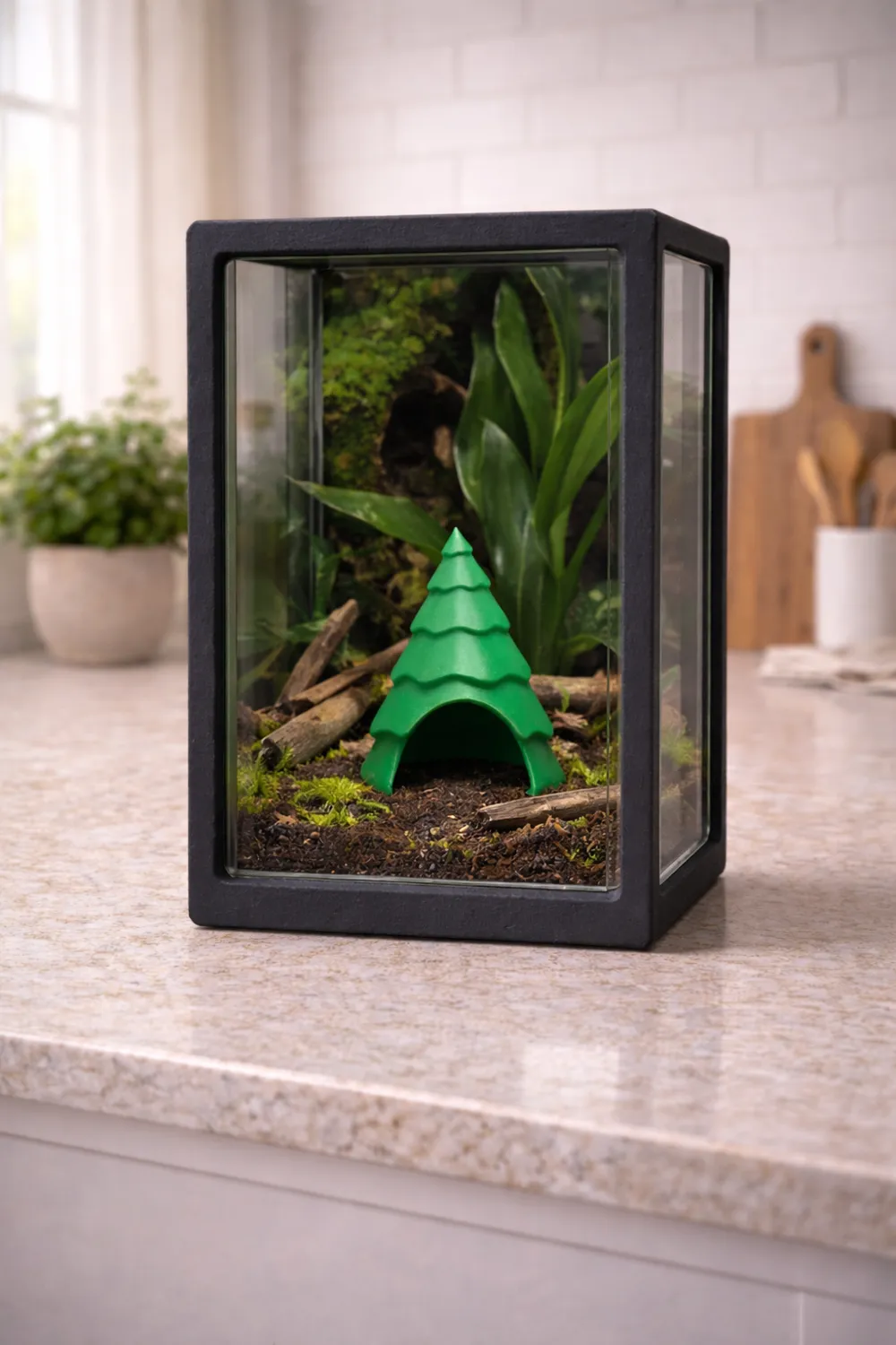 Christmas Tree Reptile Hide - Free 3D Print Model - MakerWorld