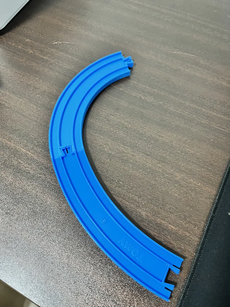 Tomy Train Track – Curved Track Piece 90 - Free 3D Print Model - MakerWorld