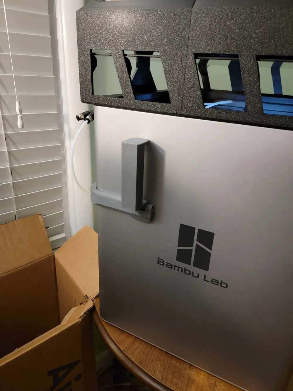 BambuX1C/P1S/P1P Folding Rolling Side Spool Holder - Free 3D Print ...