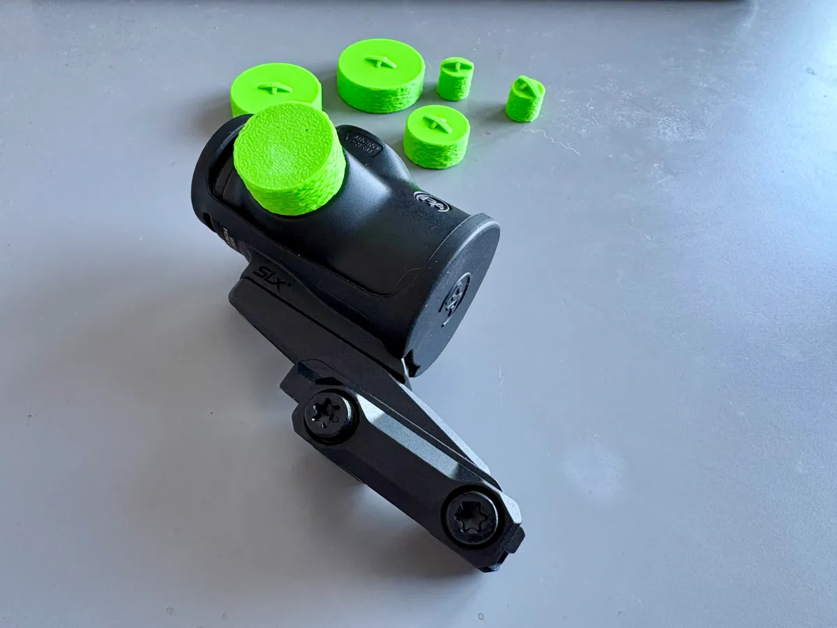 Precision Adjustment Knobs for Rifle Scopes - Free 3D Print Model ...