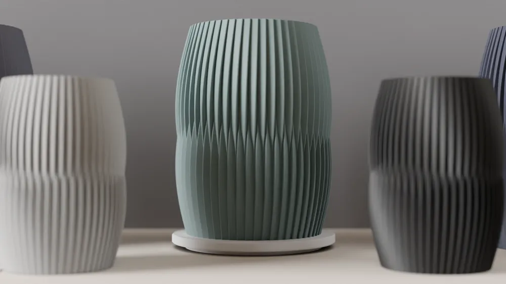 Modern Vase with Spiral Vase mode Option. elegant by Abstractia Design MakerWorld: Download Free ...