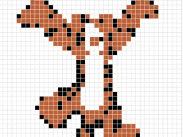 Tigger Pixel Puzzle - Free 3D Print Model - MakerWorld