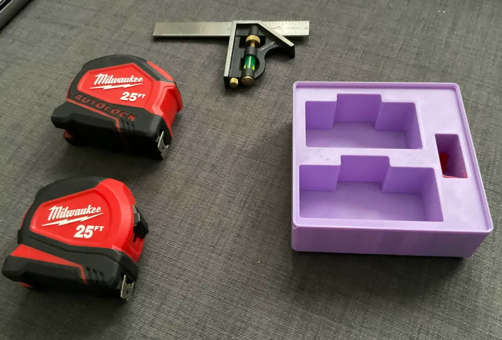 Gridfinity Tape Measure Milwaukee Storage by Couple Layers - MakerWorld